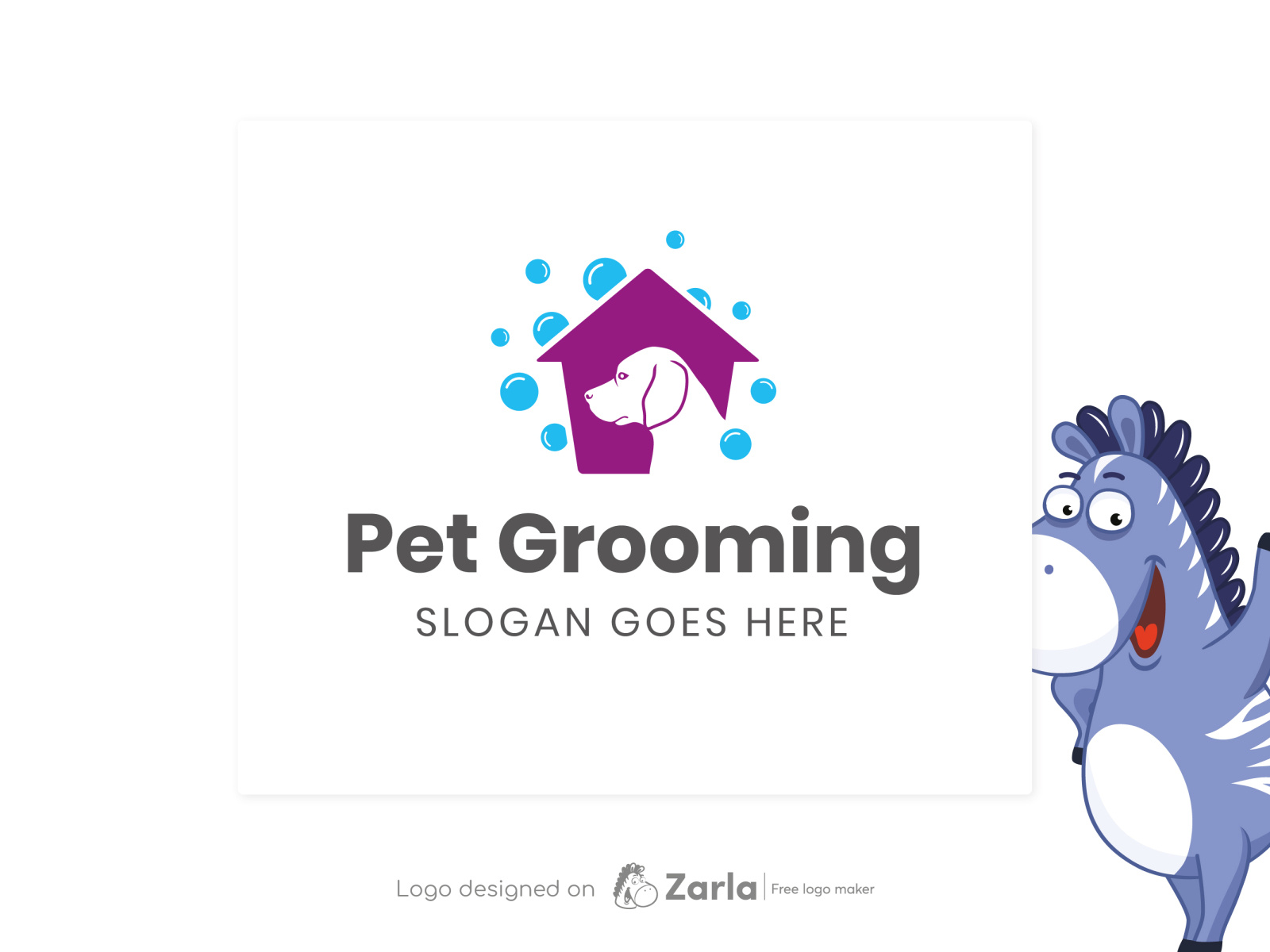 Pet Grooming Logo by Zarla AI on Dribbble