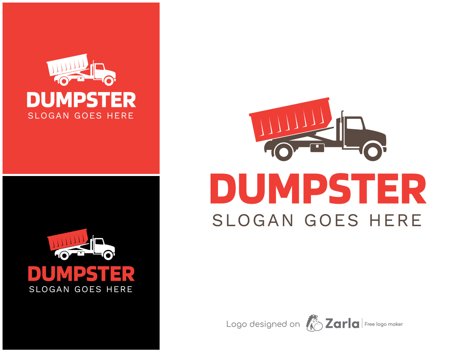 Dumpster Logo by Zarla AI on Dribbble