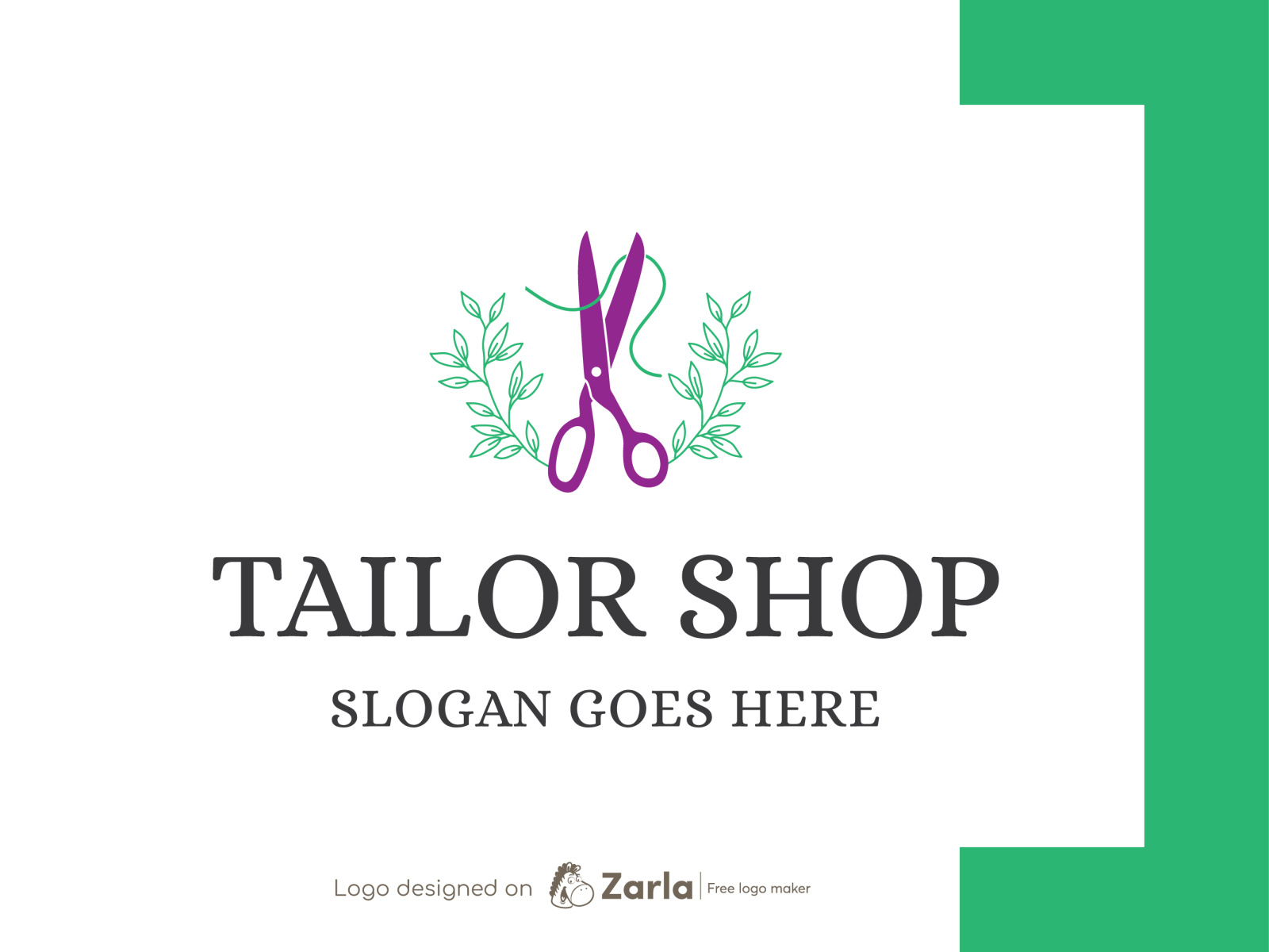 Tailor Shop Logo by Zarla AI on Dribbble