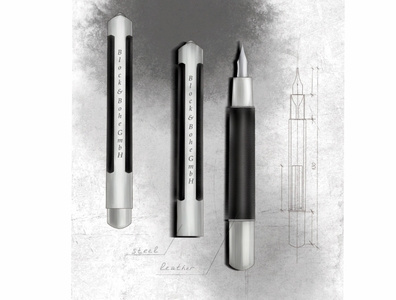 Classic pen design by Polina Pustovoit on Dribbble