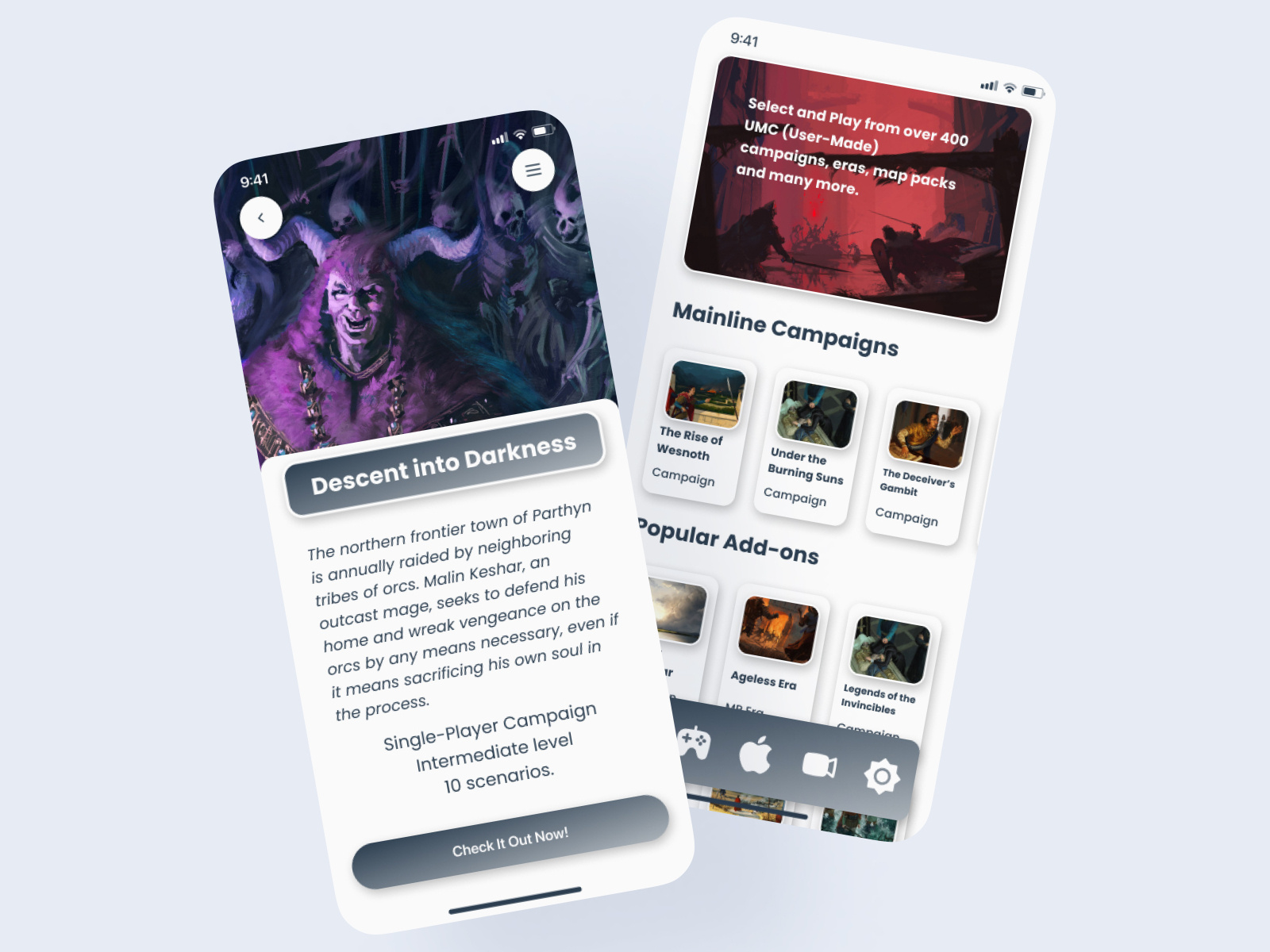 Game DLC Screen UI by Tahsin Jahin Khalid on Dribbble