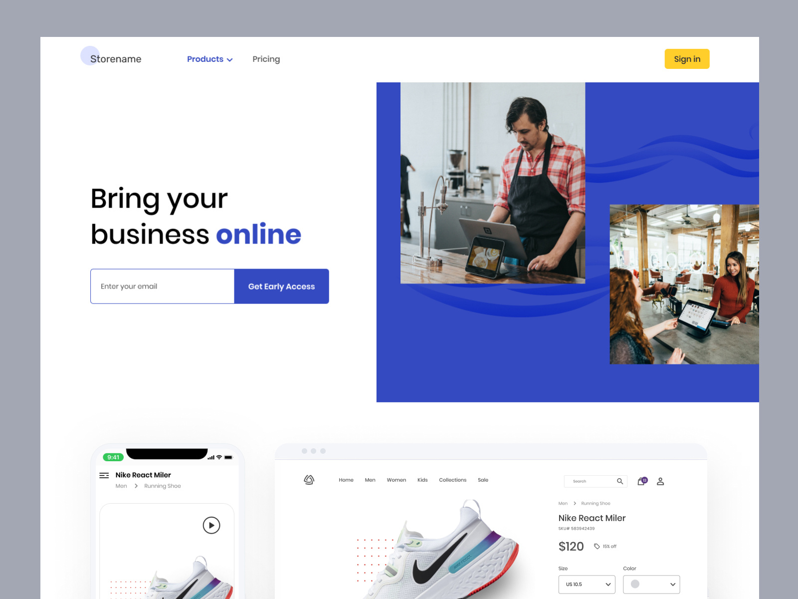 Store - Homepage by Raf Redwan on Dribbble