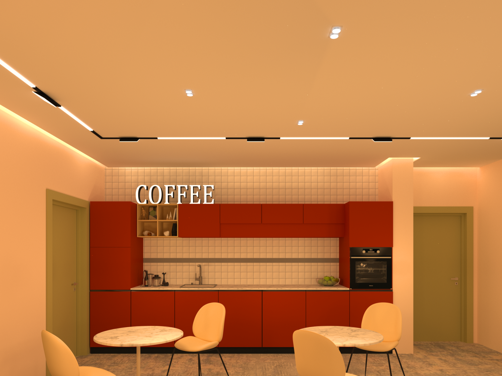 Breakout Area Design #ampecstudio Modern breakout design by 3D Artist ...