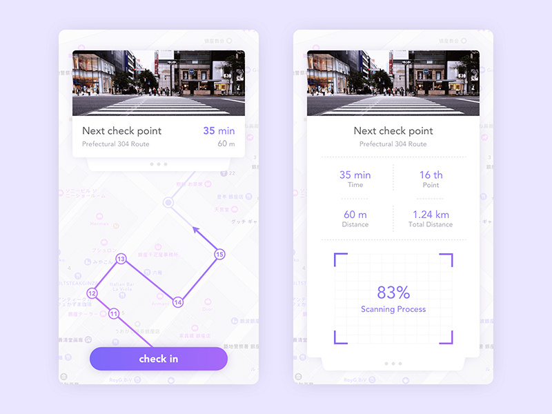 Orienteering by Jelly Wang on Dribbble