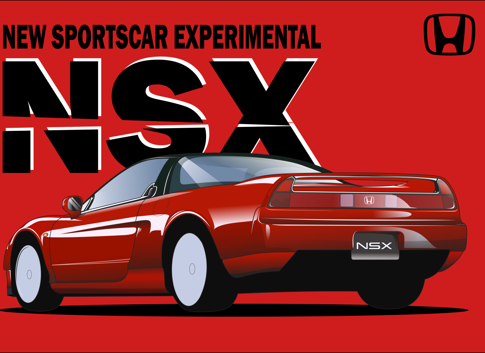 Honda NSX Vector by Wisnu on Dribbble