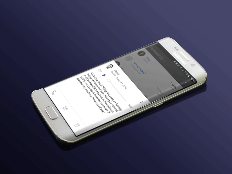 XFINITY Mobile Voicemail by Phillip Le for Comcast on Dribbble