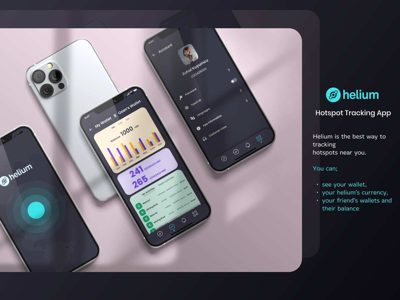 Helium App by Appcent Design on Dribbble