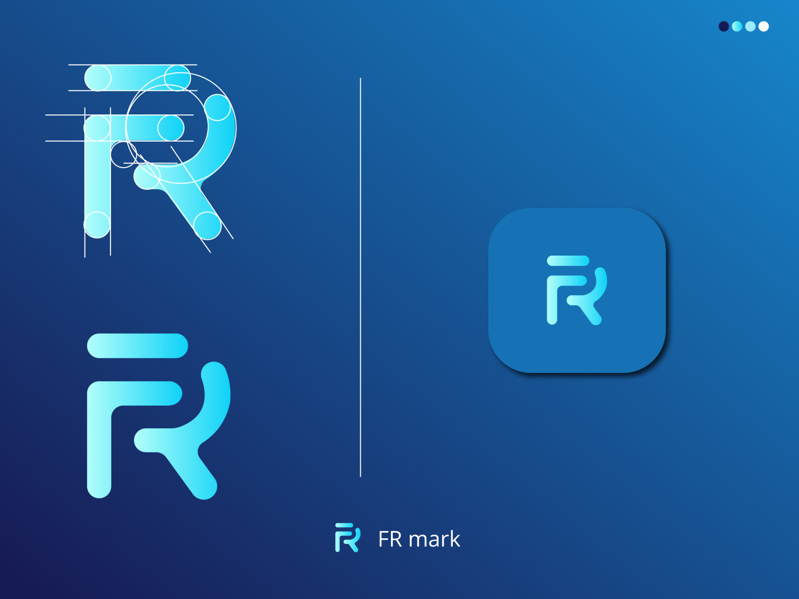 F + R logo mark | FR logo concept by AS Shuvo Hossain on Dribbble