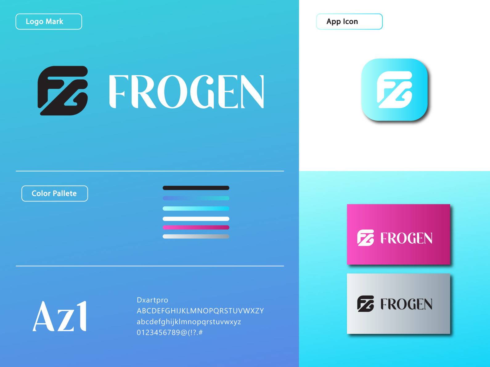 FG logo mark | fg logo design by AS Shuvo Hossain on Dribbble