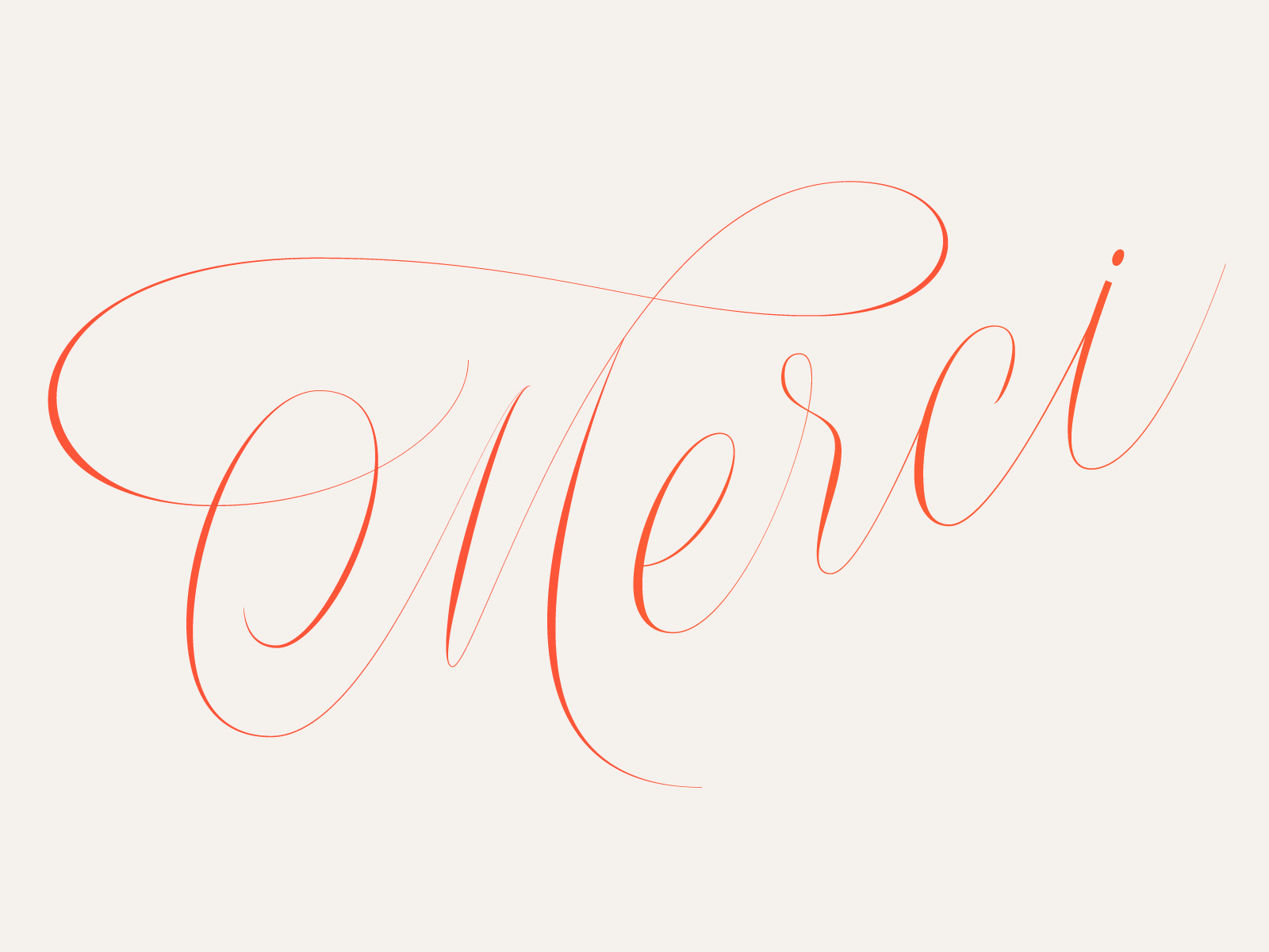 Merci by Štefi Sekanová on Dribbble