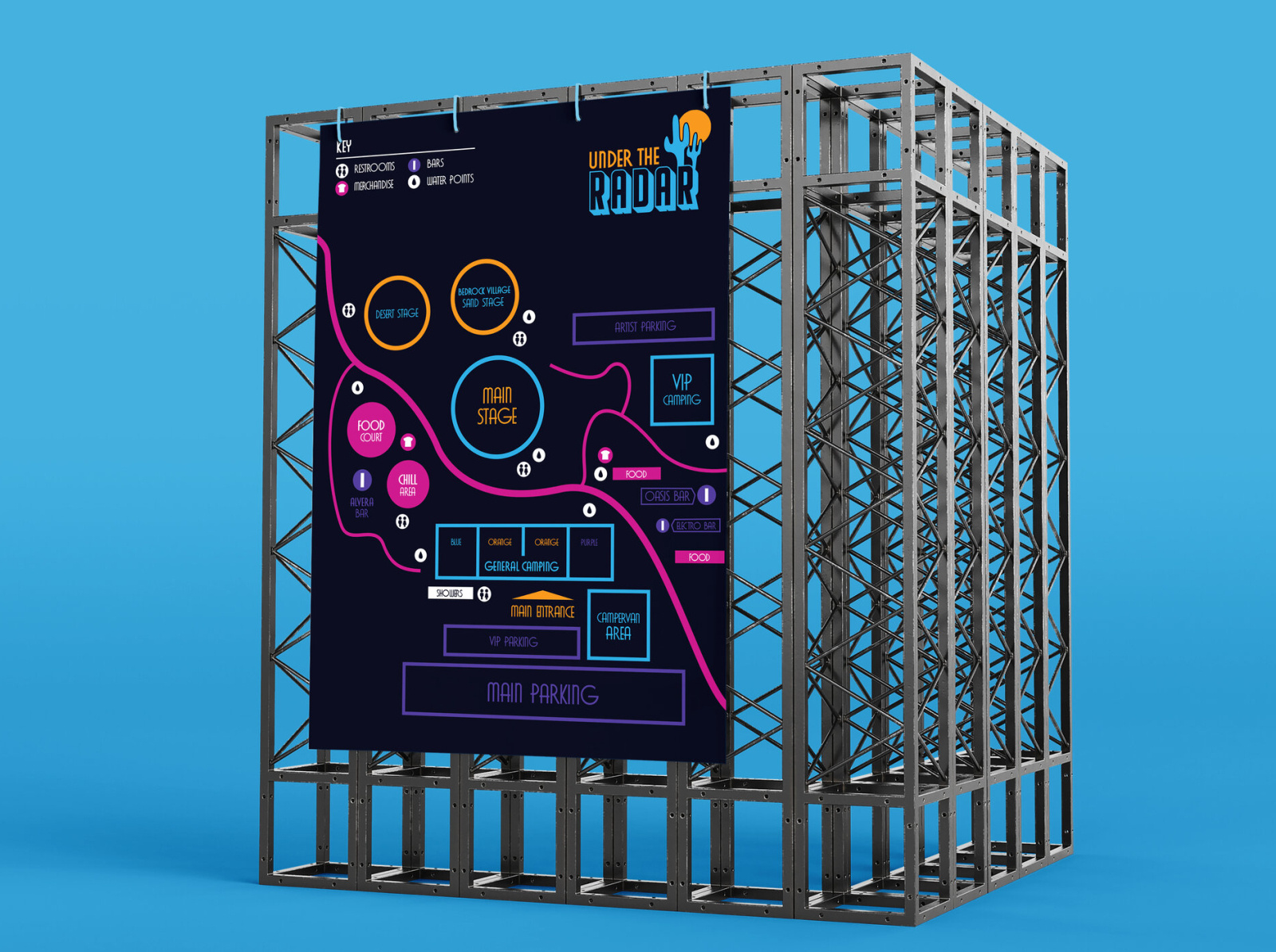 Map Design for Festival by Kendra Graham on Dribbble