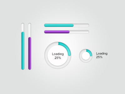 Ui Status Indicators by Jeff Miller on Dribbble