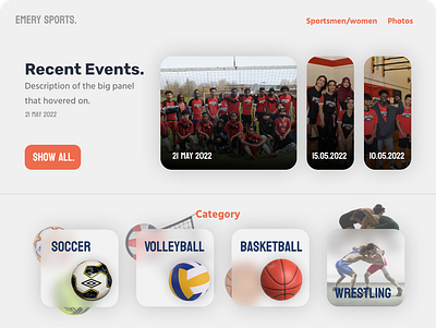 Browse thousands of Sports Website UI Design images for design ...