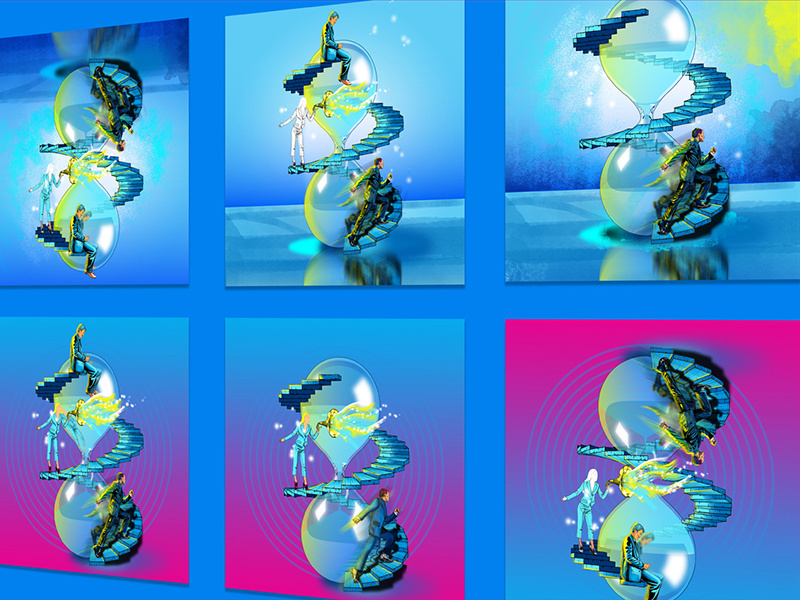 Chvrches - Clearest Blue development by Olive Quarter on Dribbble