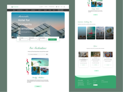 Hotel Booking Website by Asram Ahamed on Dribbble
