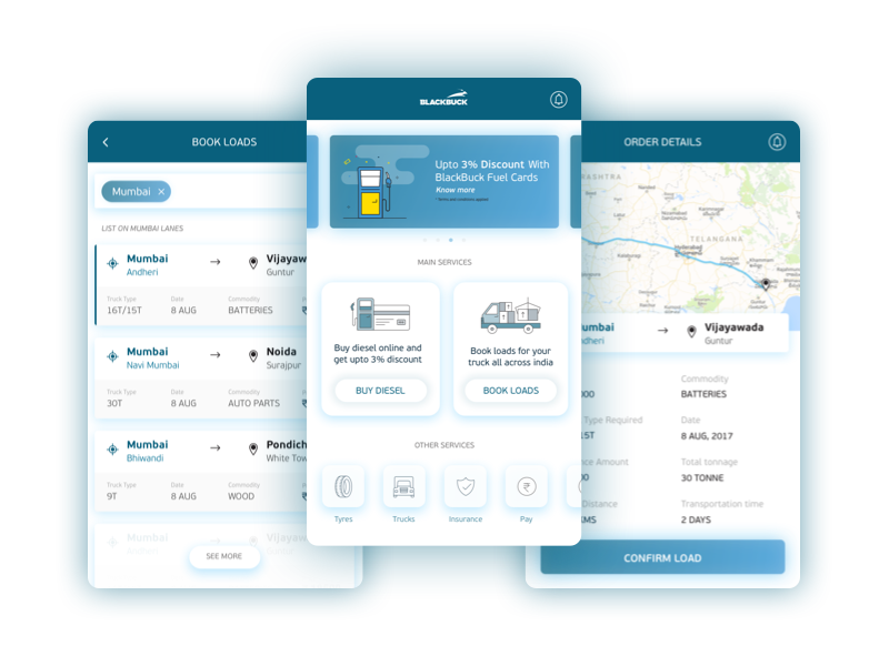 Logistics app UI UX | Blackbuck by shylesh on Dribbble Logistics app UI UX | Blackbuck by shylesh on Dribbble