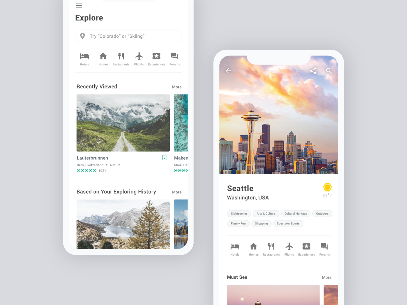 TripAdvisor Redesign Concept - Part 3 by Fengbo Li on Dribbble