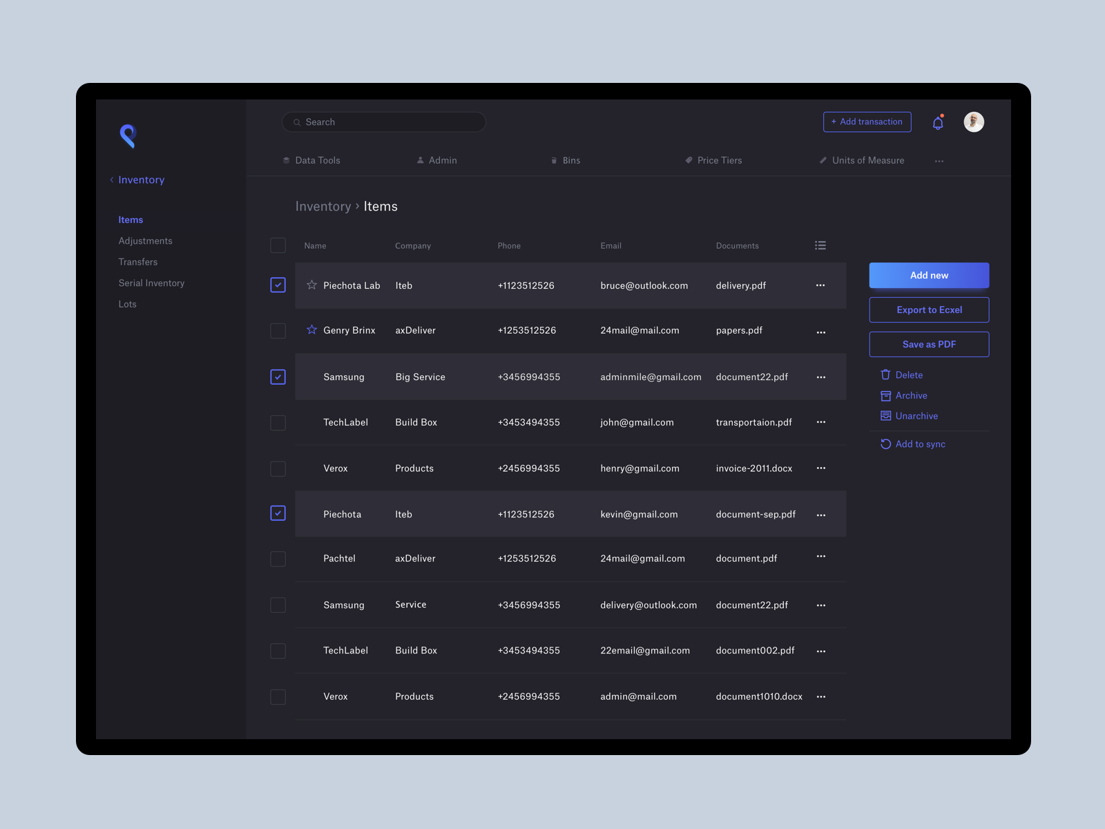 inventory system by Oleksandr (Alexander) Gerula on Dribbble