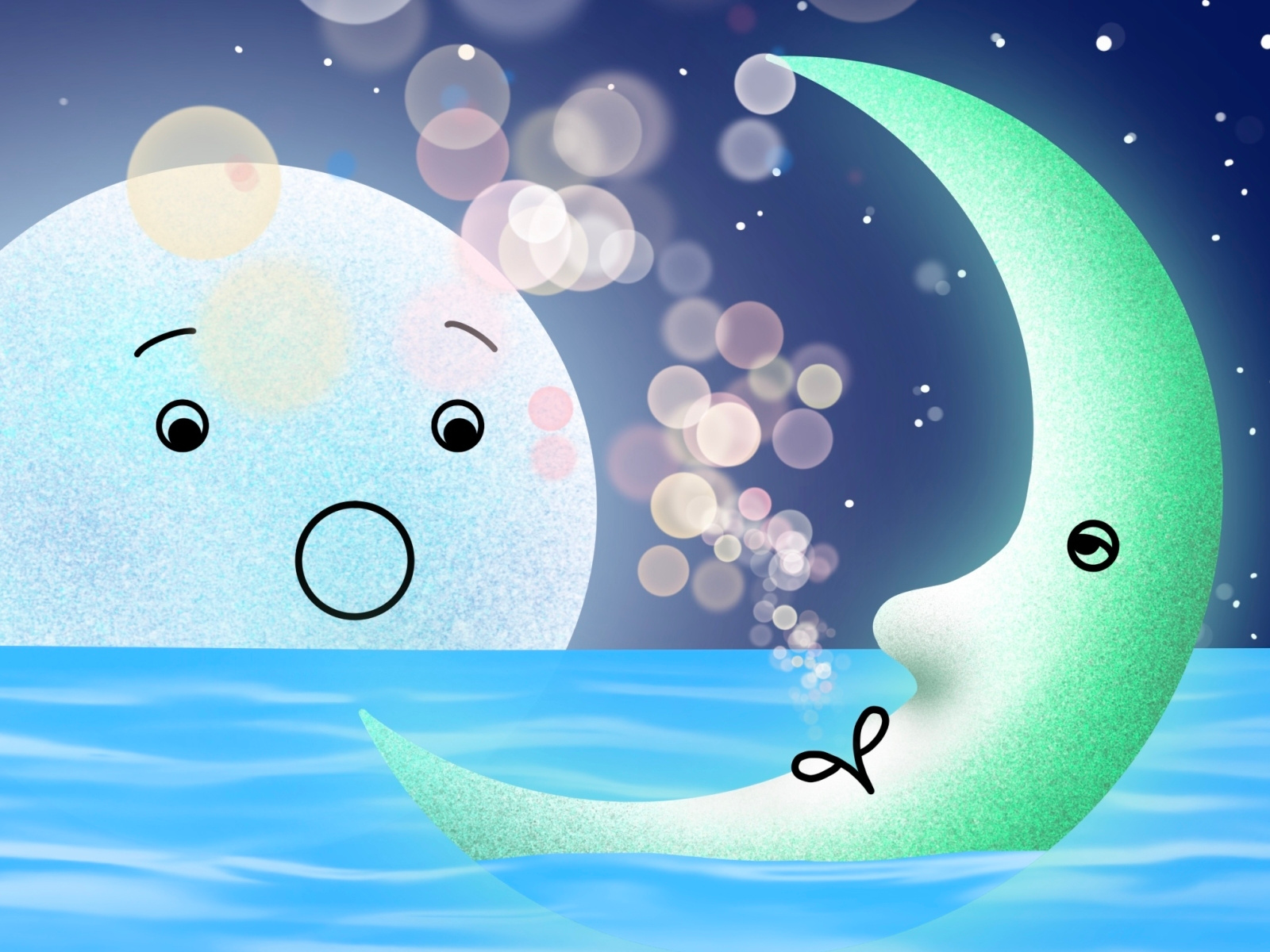 Moons by Томах Даша, иллюстратор on Dribbble