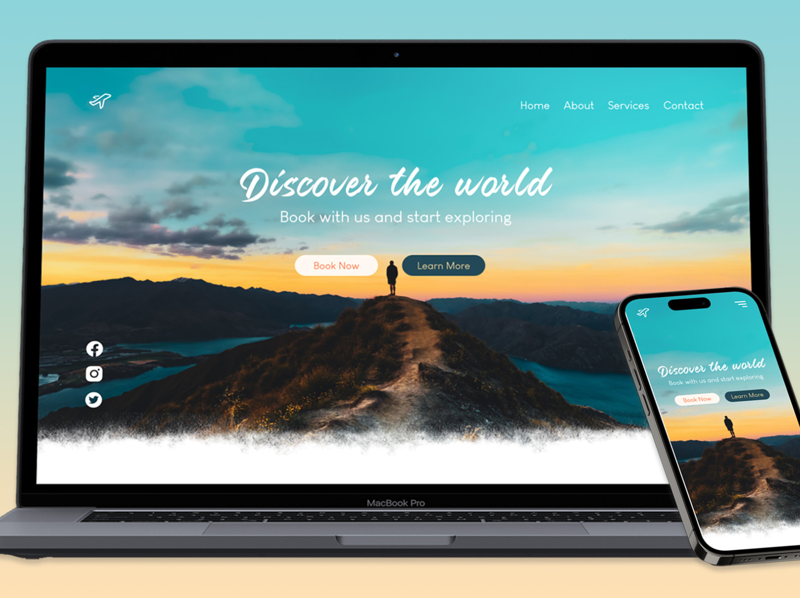 Adventure tours website by Marco on Dribbble