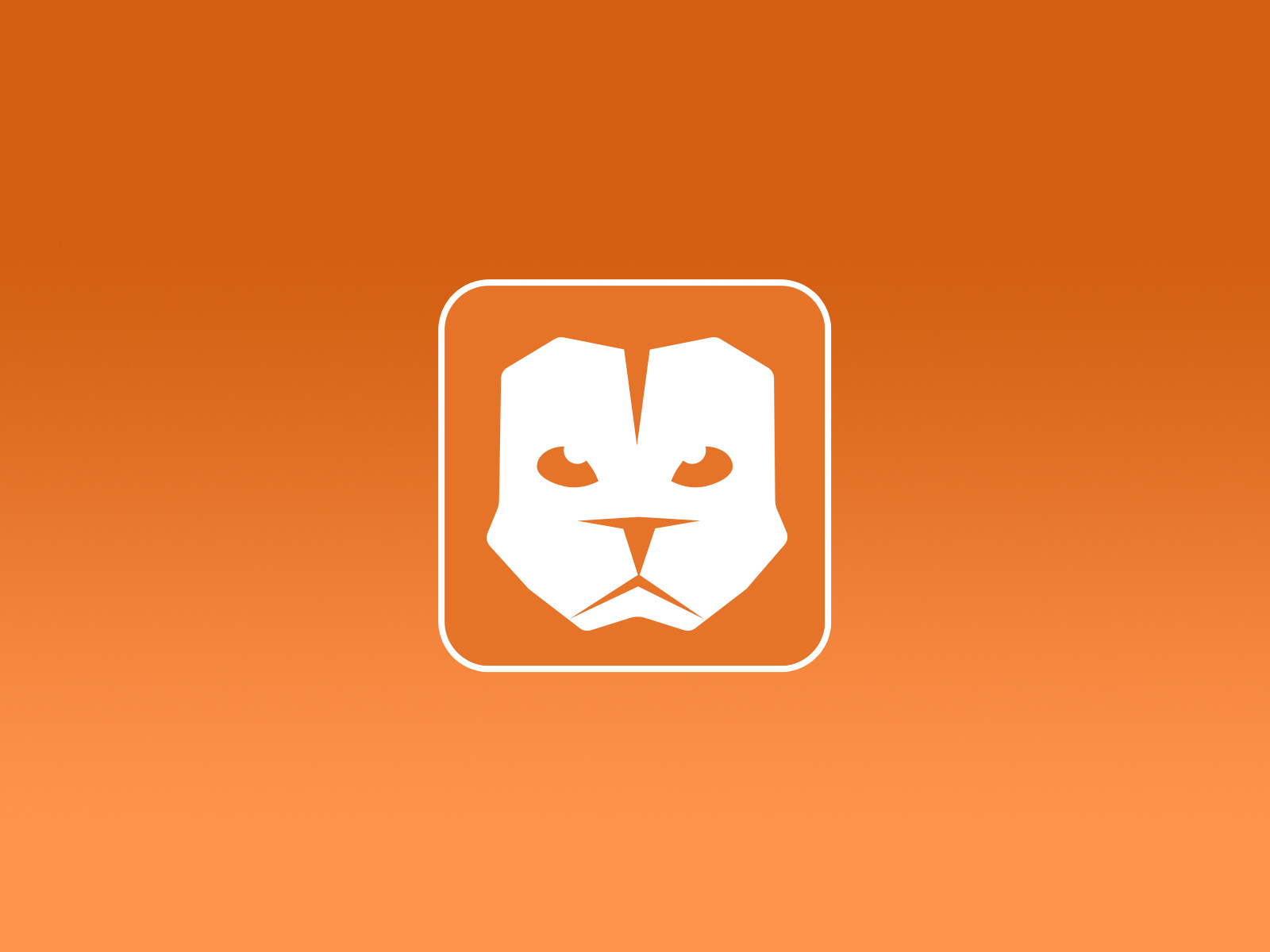 Lion app logo by Benjamin van der Sluijs on Dribbble