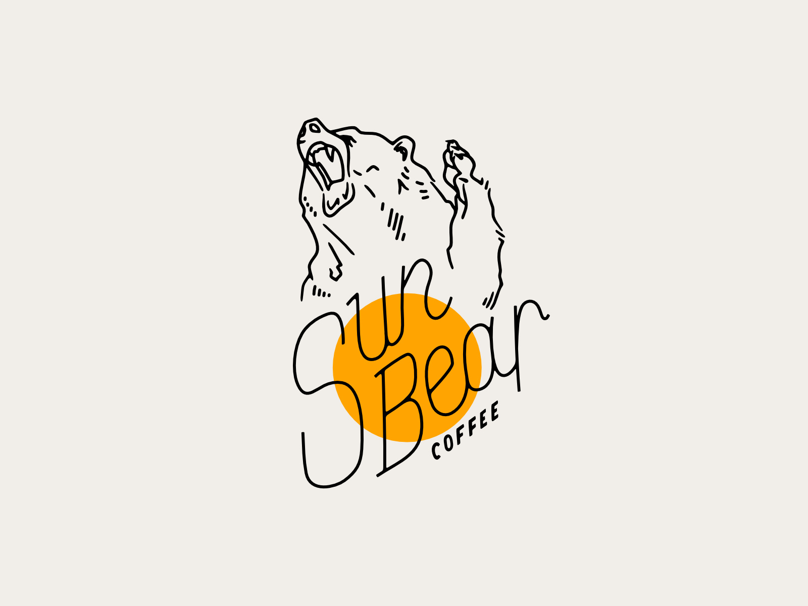 Sun Bear Logo by Bec Asmar on Dribbble