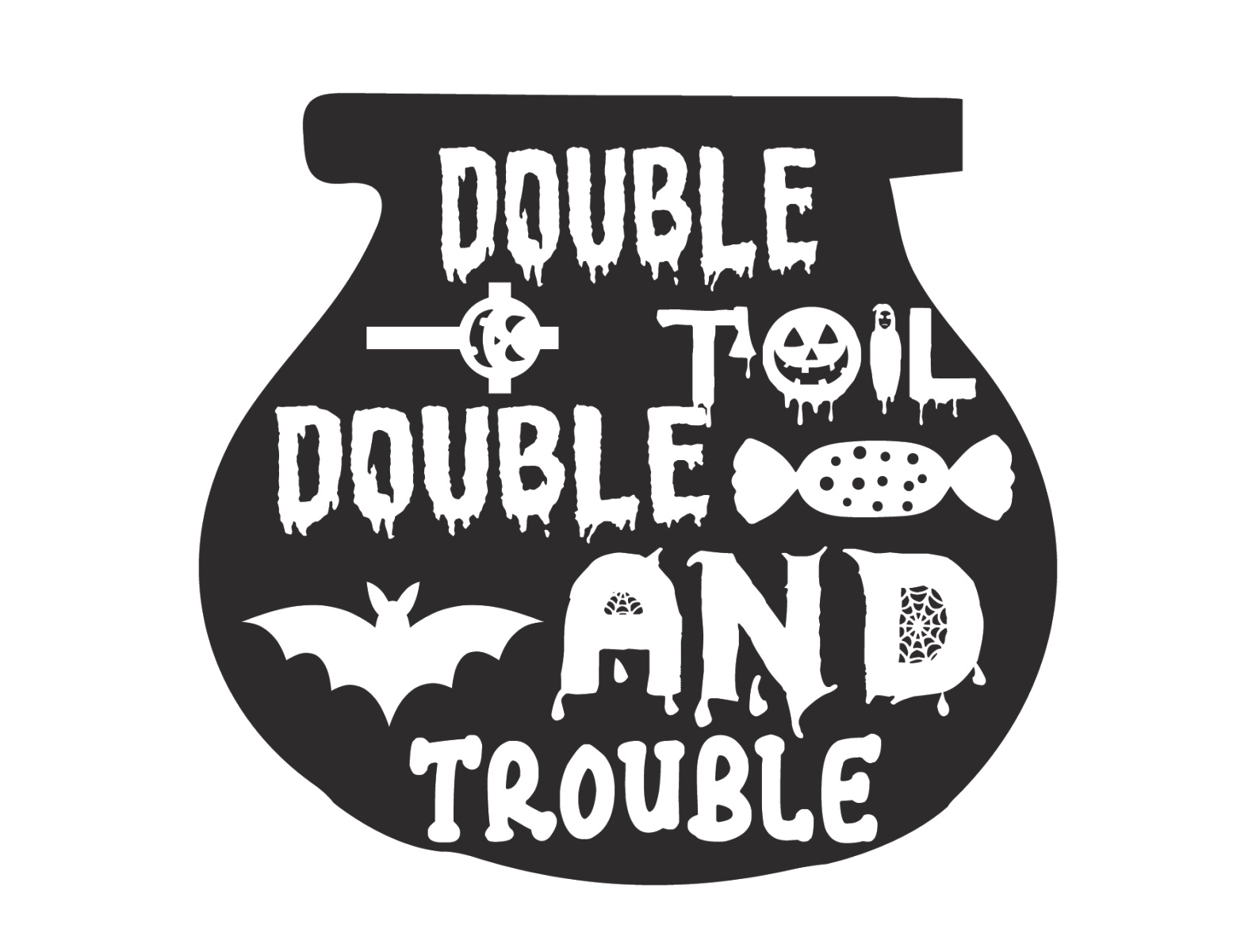 Double Double toil and trouble by Heritageartist on Dribbble