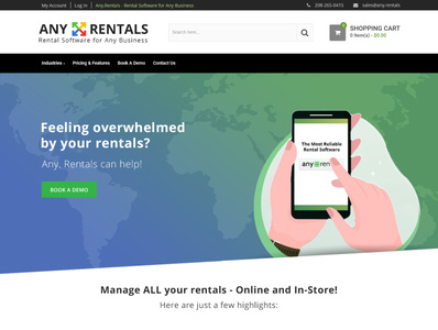 Rental Software PSD Design by Madan Lal Bagara on Dribbble