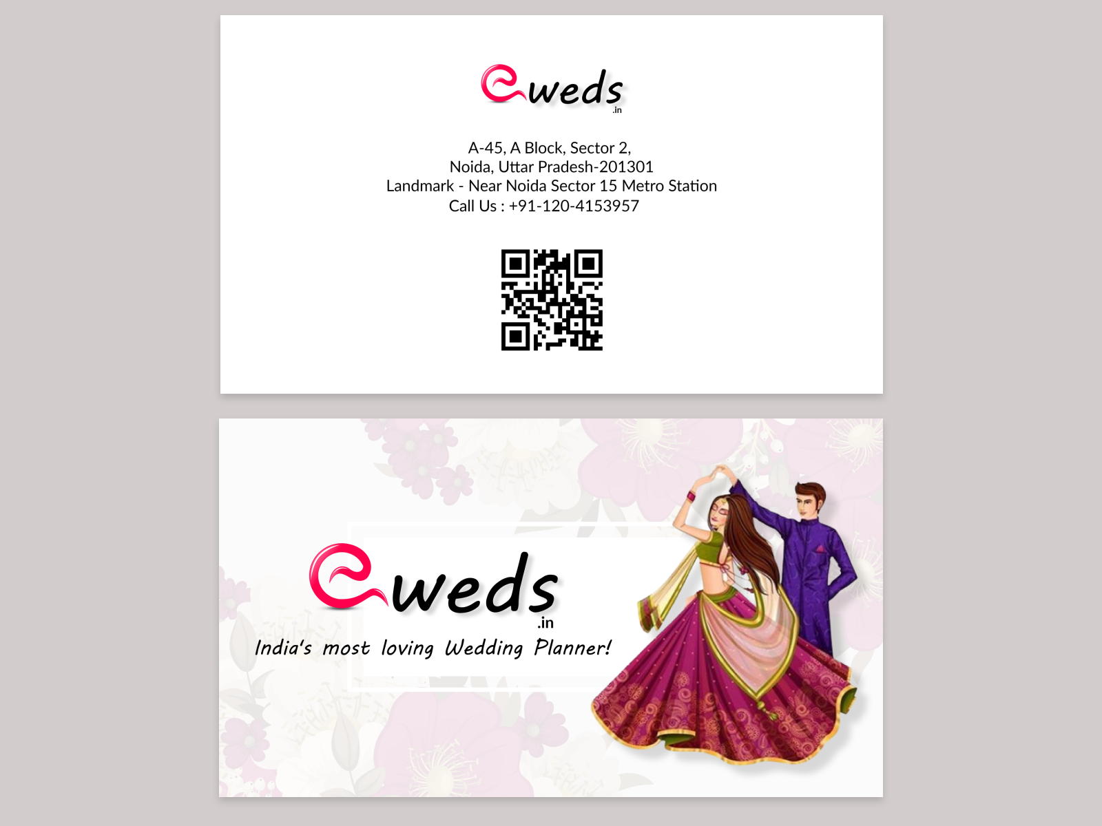 Wedding Visiting Card by neelam kumari on Dribbble