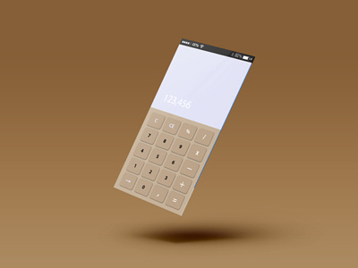 Calculator UI concept by Varvara Grigorieva on Dribbble