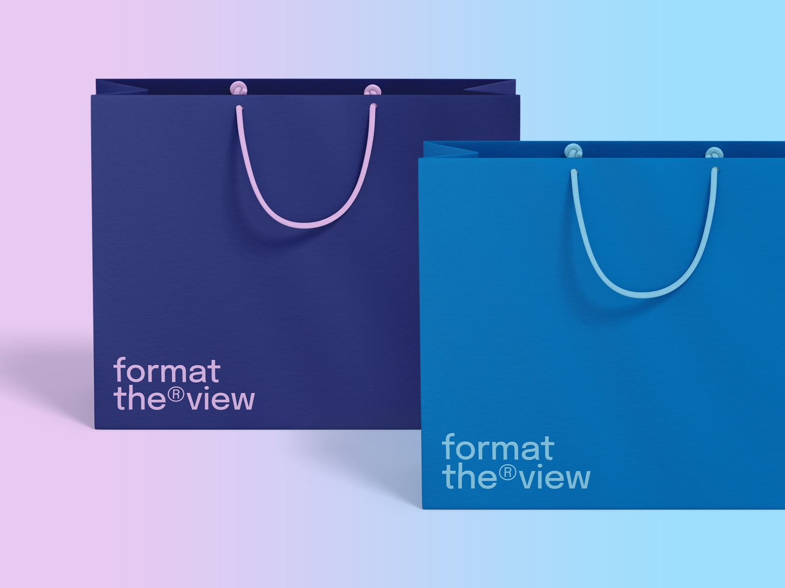 format the®view – Paper Bag Design by Dmytro Nikulin 🤙 Branding on Dribbble