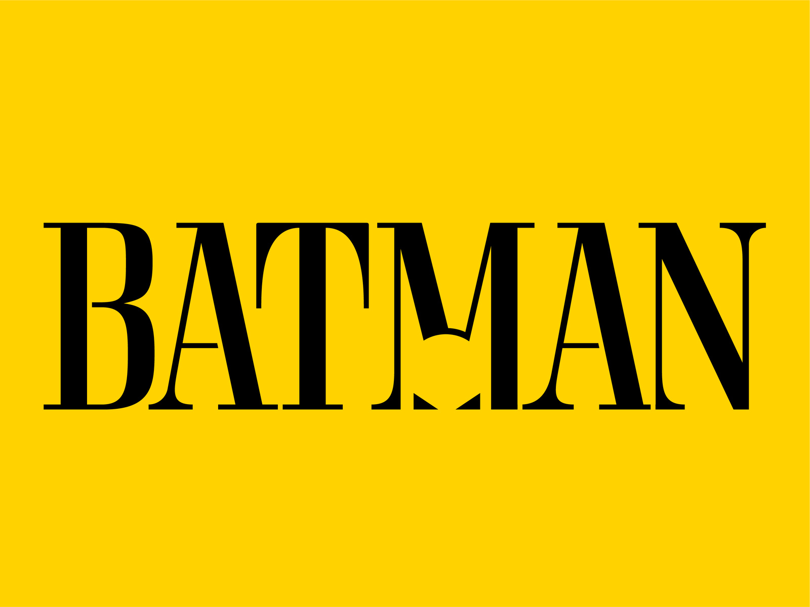 Batman 2021 typography experiment/logo idea by James Betts on Dribbble