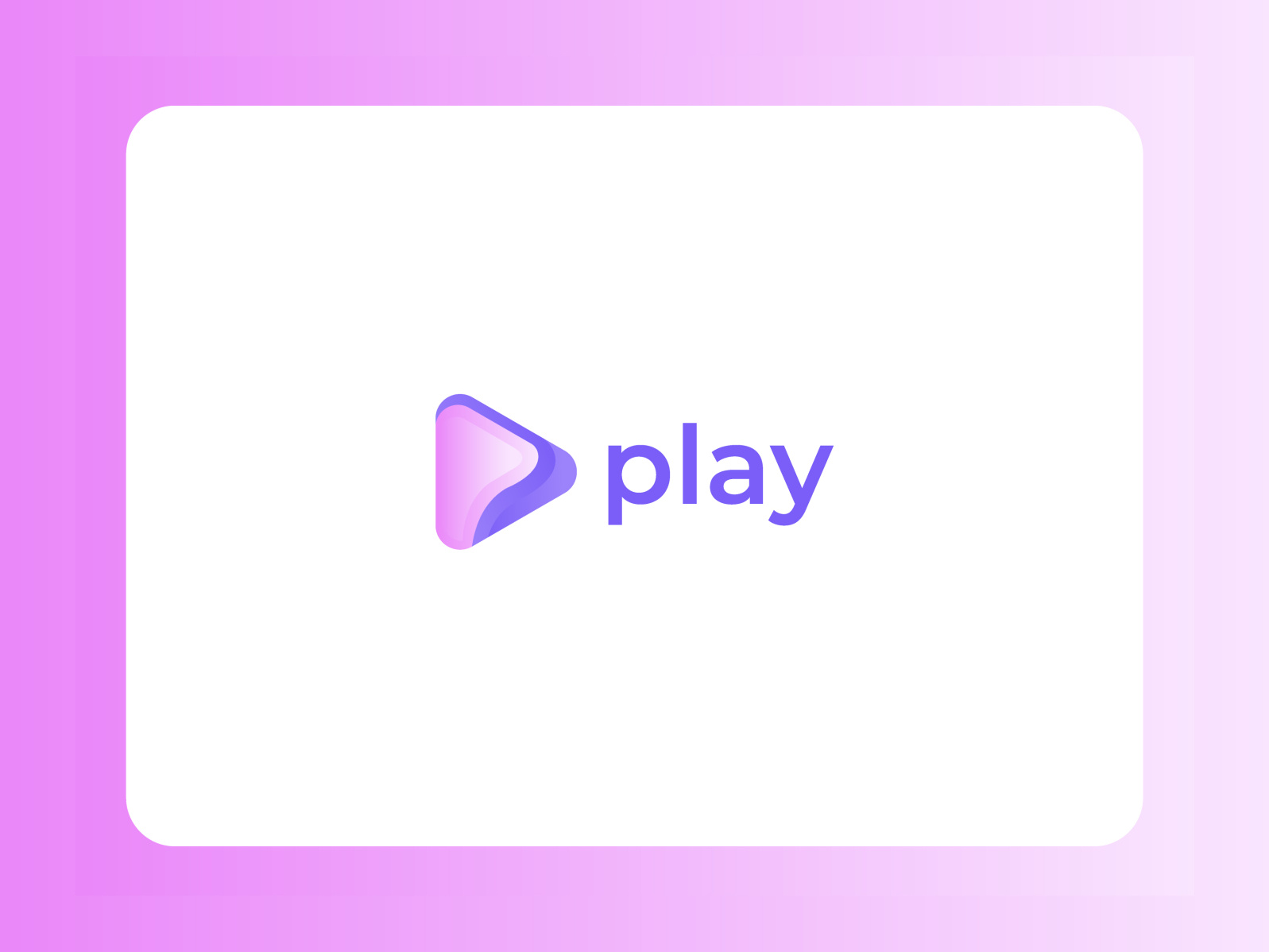 play logo by Md. Sohel Rana on Dribbble