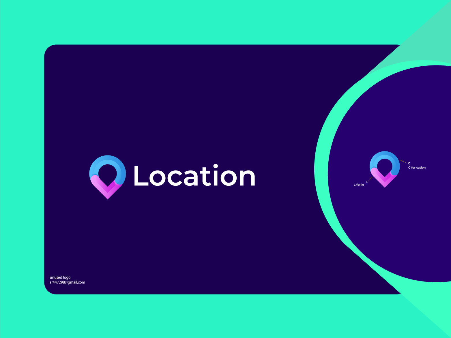 location logo design by Md. Sohel Rana on Dribbble