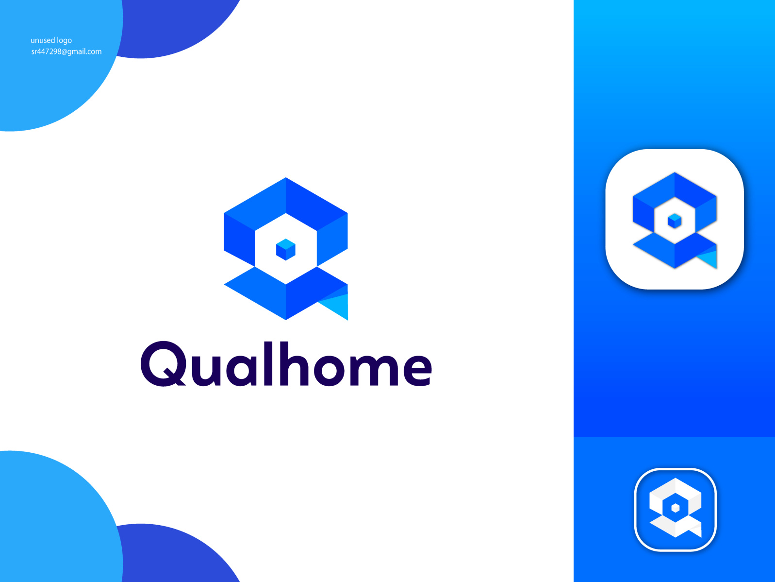 qualhome logo (Q letter ) by Md. Sohel Rana on Dribbble