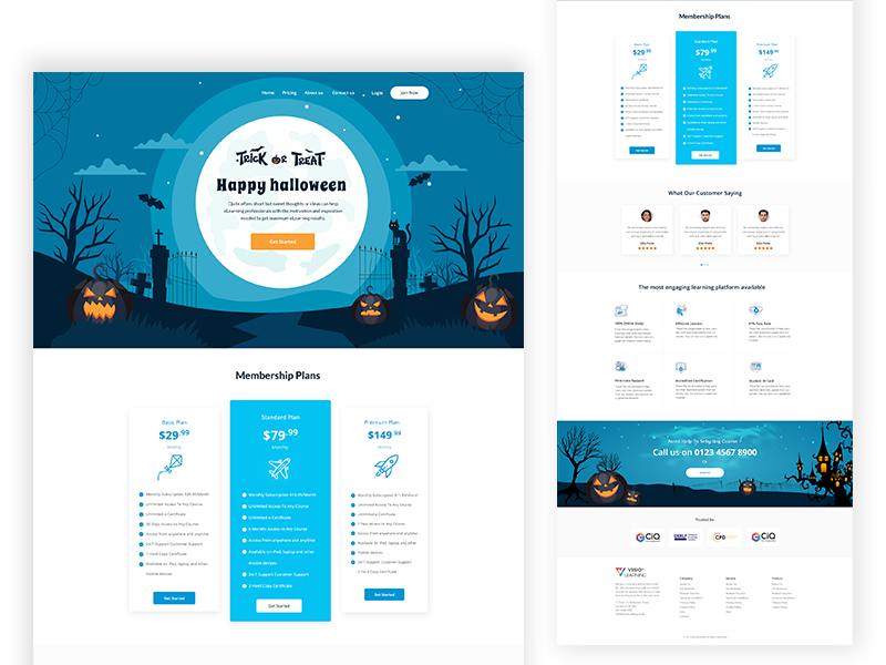 Landing Page Design For Visio by Ismail Hossain on Dribbble