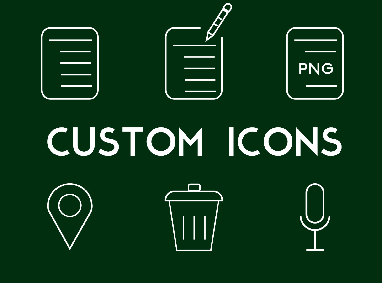 Custom Line Art Icons by Abdullah Askari on Dribbble