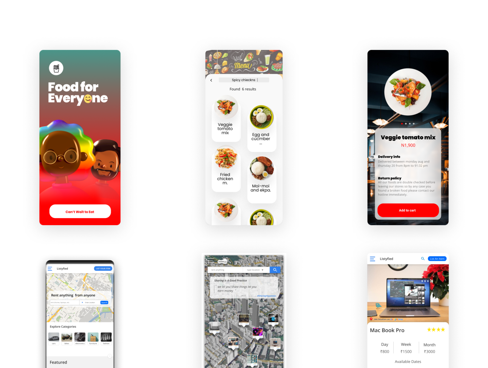 UI designs by Ankit Dhiman on Dribbble