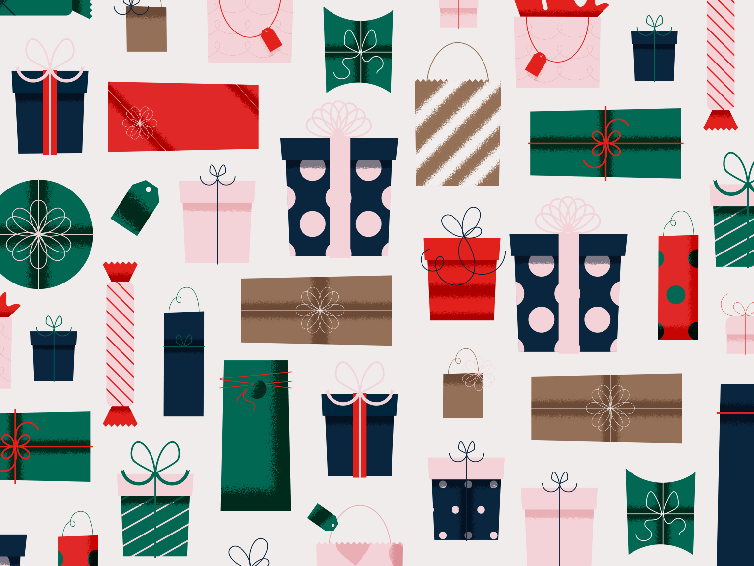 Holiday Gift Pattern by Kelsea Zwerneman on Dribbble