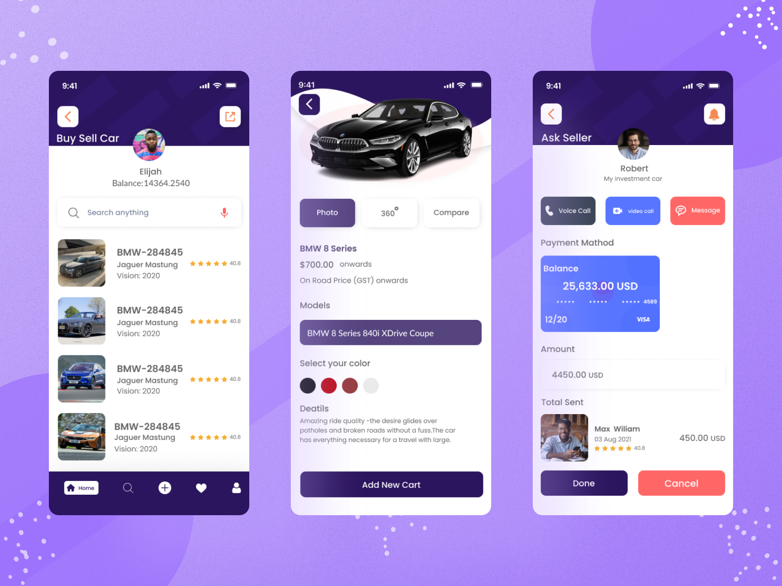 Car Mobile App Exploration by Selim Ahmed on Dribbble