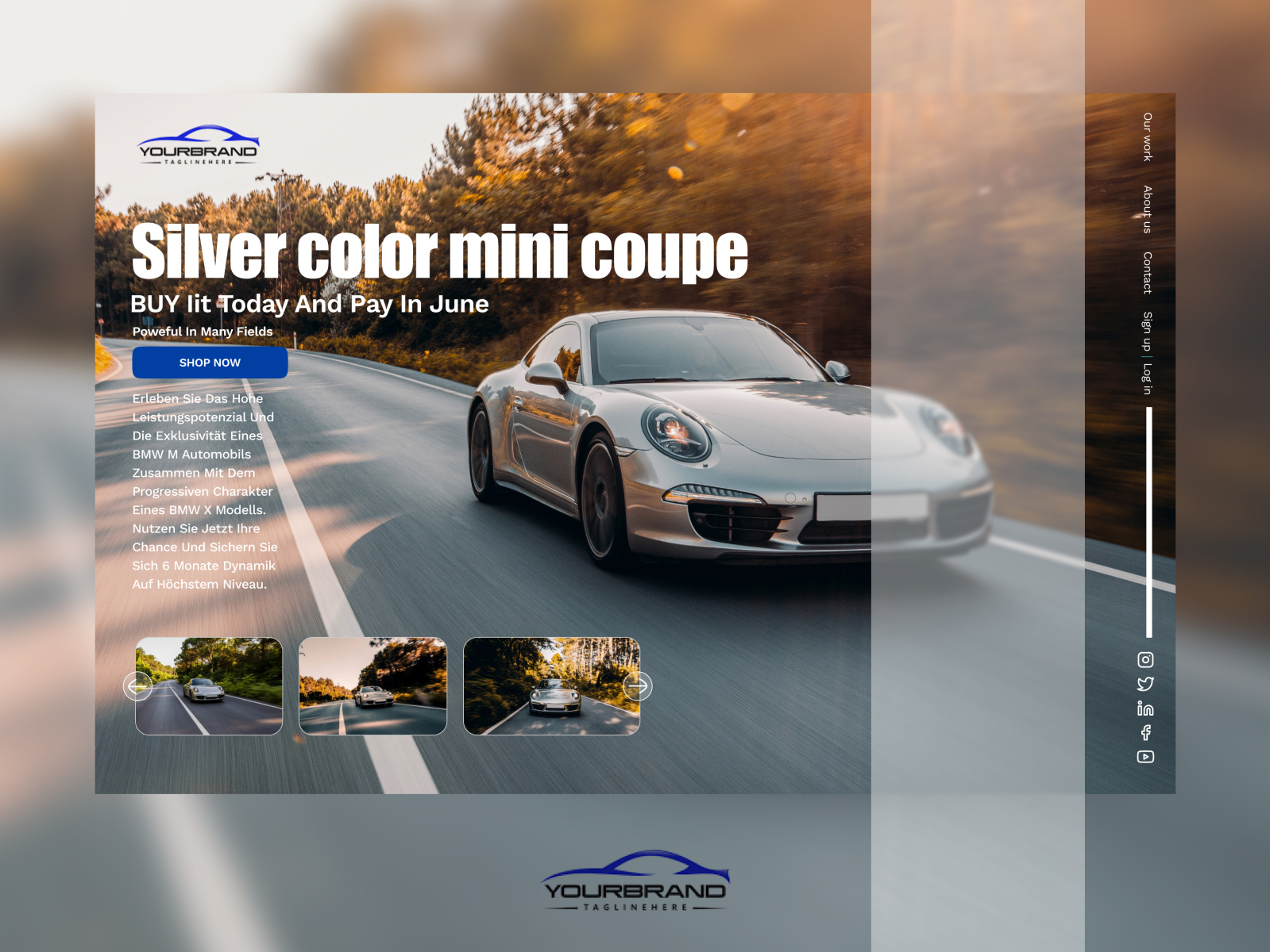 Car Shop Web by AFSOON GASHGI on Dribbble