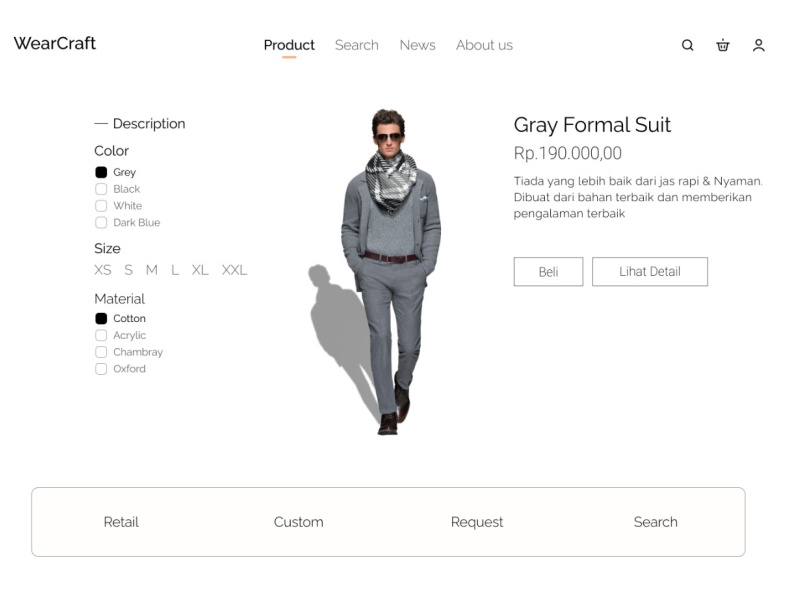 Fashion UI by Winstonsu on Dribbble