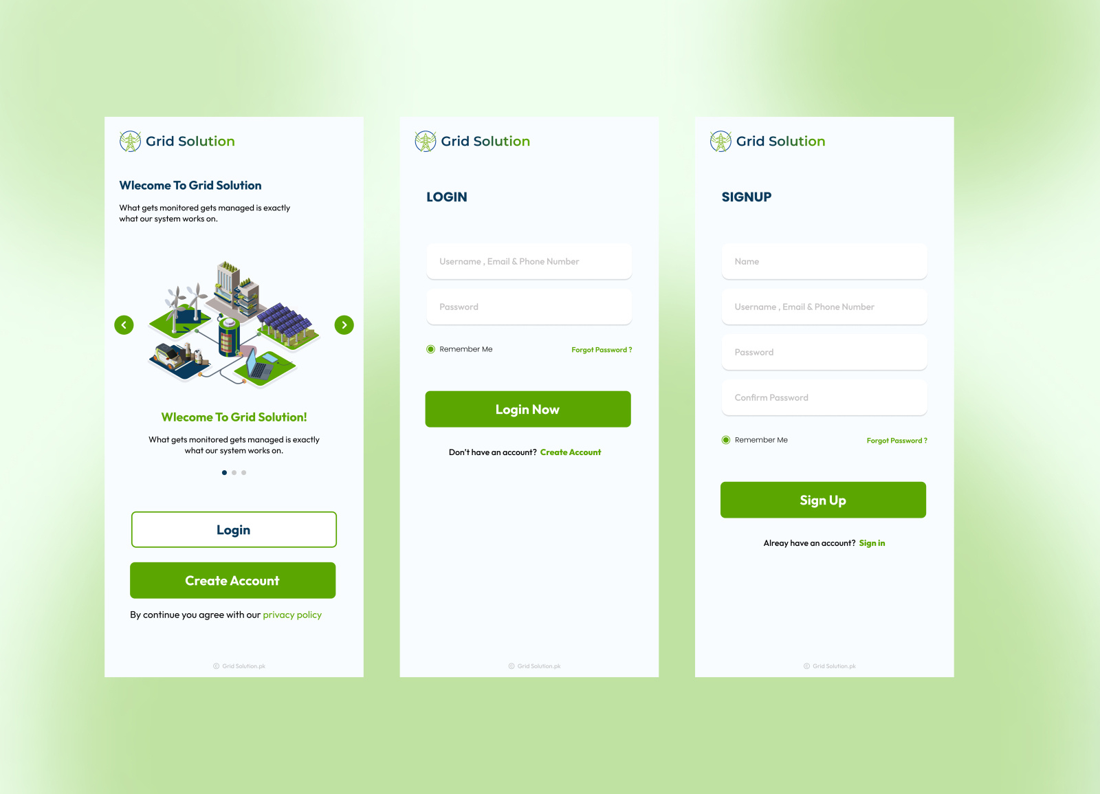 AUTH Welcome / Login / Sign Up Screens by Danish Ali on Dribbble