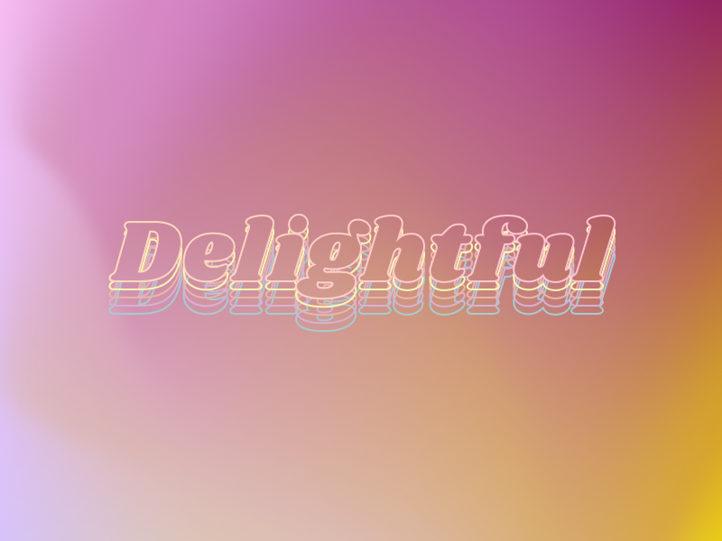 Delightful by Sean Sperte on Dribbble