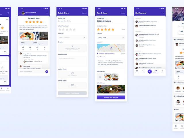 Rating & Review App by Ahmad Fawaid on Dribbble