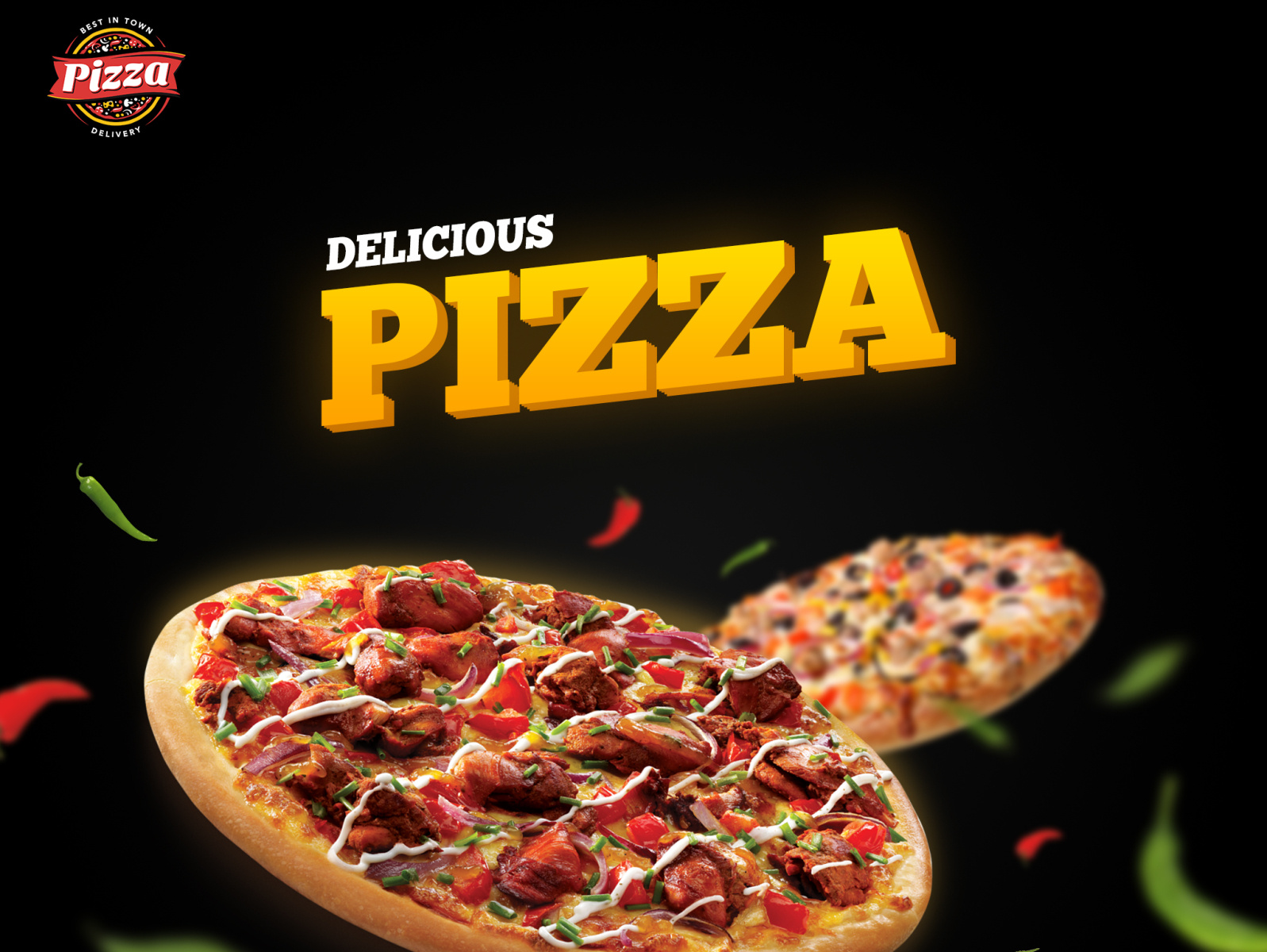 Pizza Poster by Shakil Ansary on Dribbble
