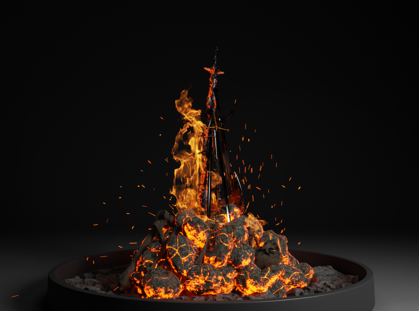 Bonfire by Berke Aydın on Dribbble