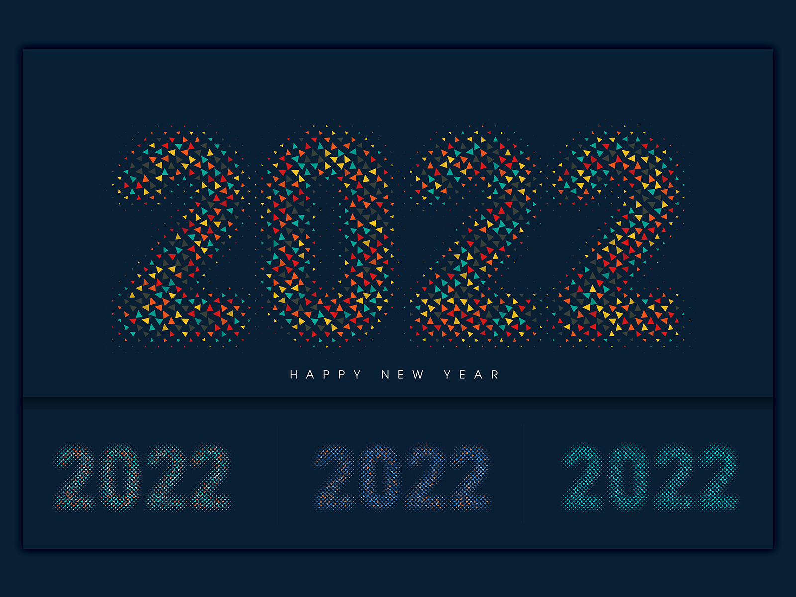 2022 Happy New Year by YUYUY ART on Dribbble