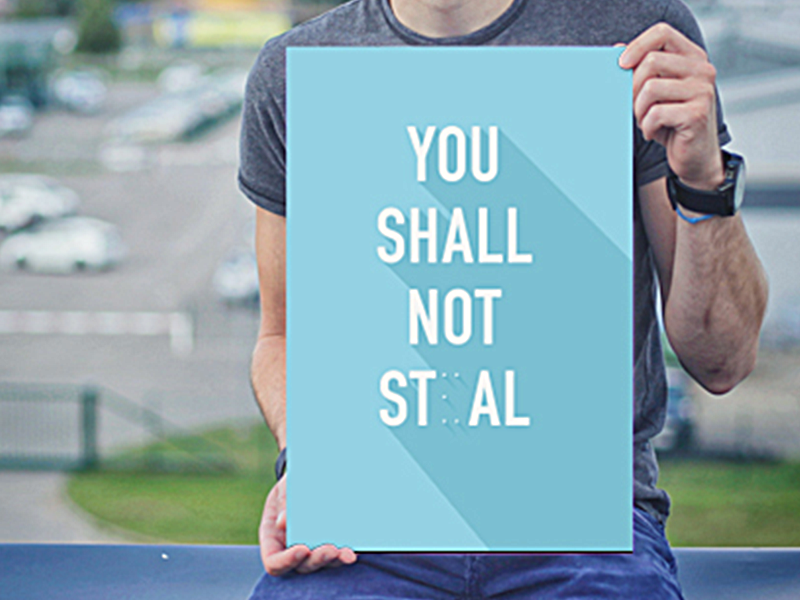 You Shall Not Steal by Ivo Ruijters | Around Seven on Dribbble