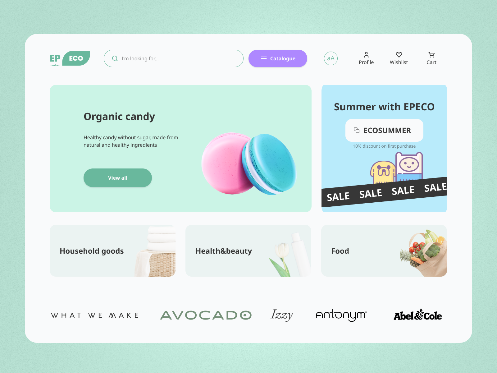 EPECO Homepage by Irene Rain on Dribbble